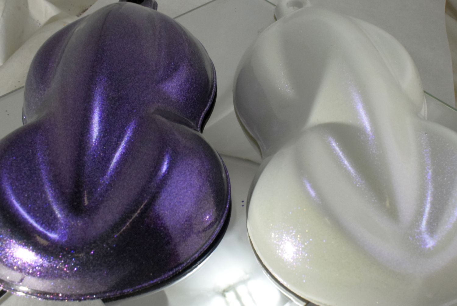 Custom Paint with Super Violet Pearl Mica Pigment. - Vintage Paint