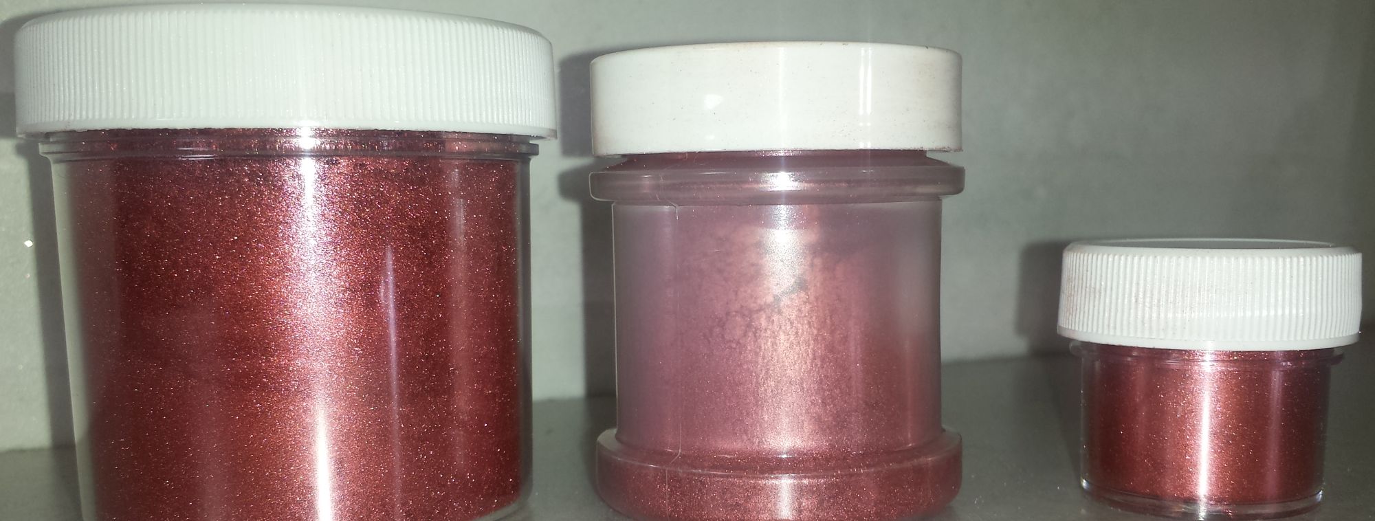Custom Paint with Red Metal Pearl Mica Pigment - Vintage Paint